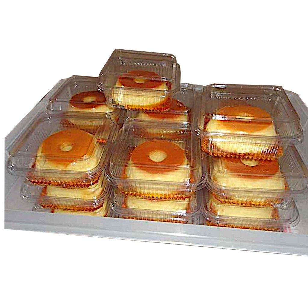50 Embalagem Mini Doce Quadrado 120ml Bolo de Pote | Shopee Brasil