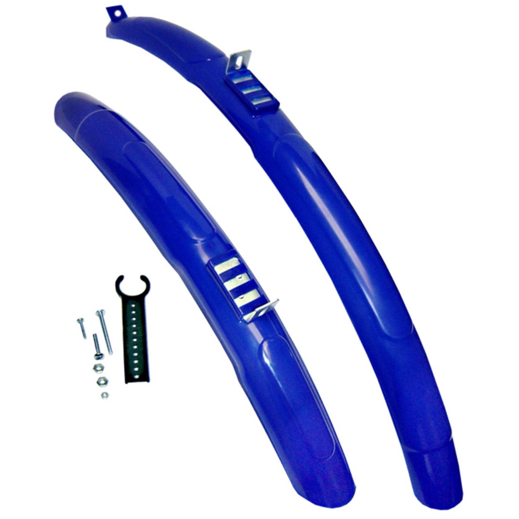 Paralama De Bicicleta Bike Mtb Nylon Aro 26 (par) Azul | Shopee Brasil