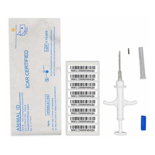 50 X Microchip Animal 1.4* 8mm Kit 50 Unidades | Shopee Brasil