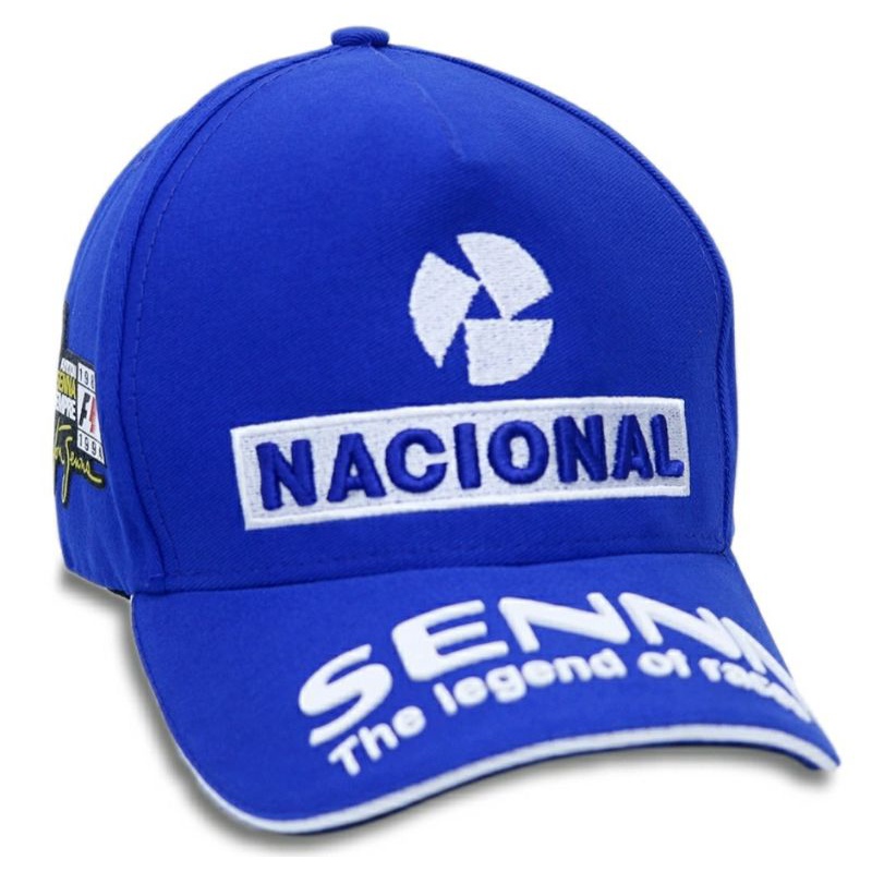 Boné Nacional Airton Senna Fórmula 1 regulável | Shopee Brasil