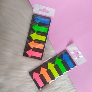 Bloco adesivo estilo post-it Neon de Seta, flag plástica com 100 folhas ...