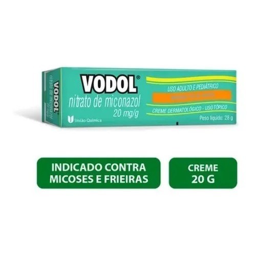 Vodol Creme 28g Micose De Pele Unha Virilha Pé De Atleta | Shopee Brasil