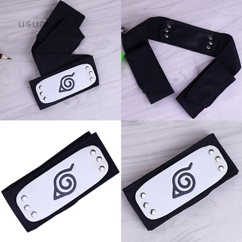 Bandana Anime Naruto Kakashi Sasuke Hidrauro Vila Da Folha Konoha ...