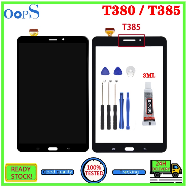Para Samsung Galaxy Tab A 8.0 2017 T385 T380 Montagem Do Digitalizador De Tela De Toque LCD ...