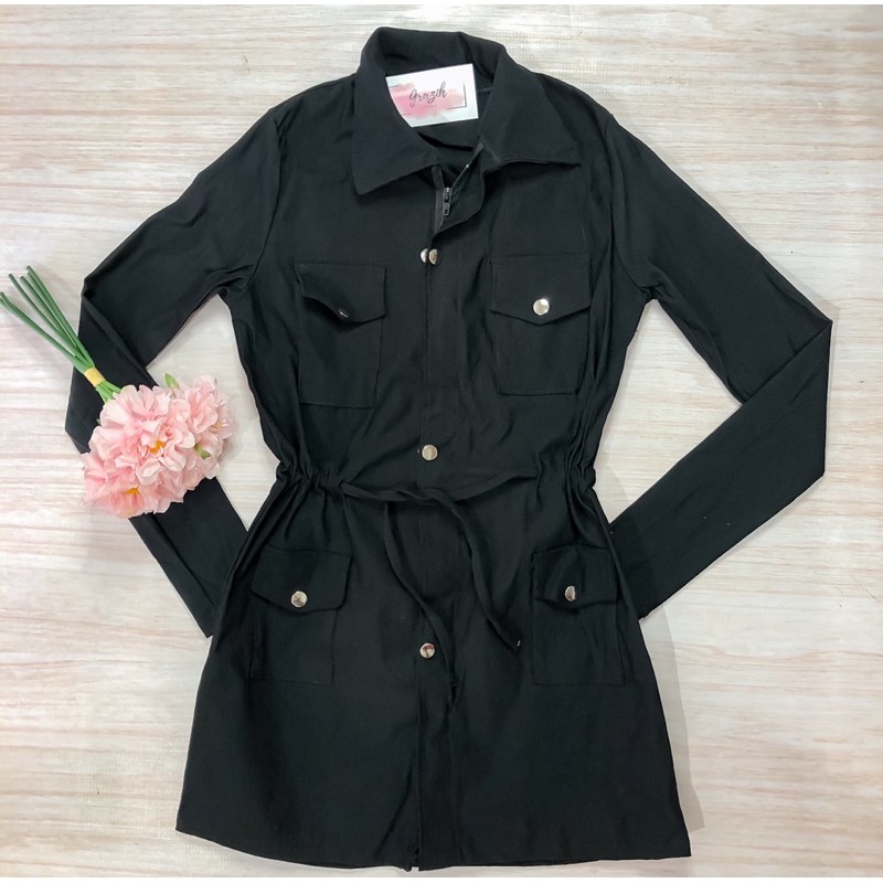 Casaco Parka Bengaline | Shopee Brasil