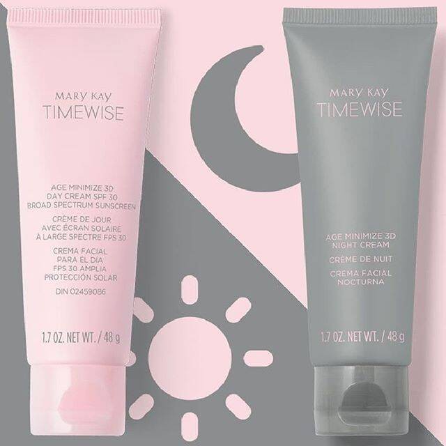 Creme DIURNO/NOTURNO Sistema KIT Timewise 3D - Mary Kay | Shopee Brasil