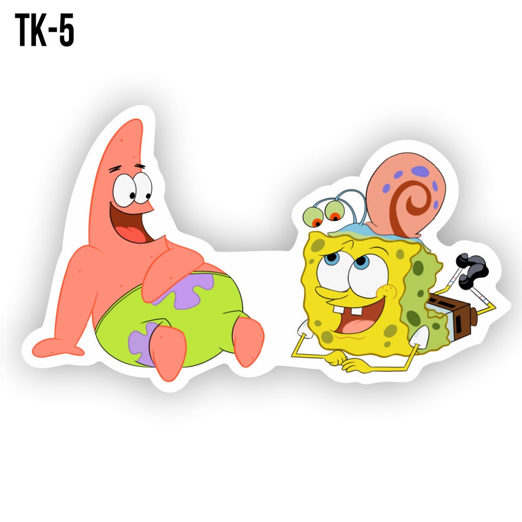 Adesivo Bob Esponja - Bob, Patrick E Garry Amizade Sticker 10x10cm ...