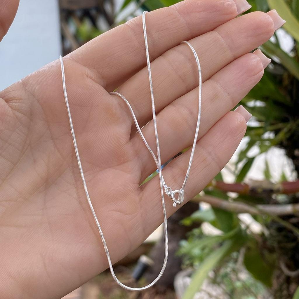 Corrente de Prata 925 Rabo de Rato 1mm com 70cm | Shopee Brasil