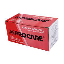 Agulha Gengival Procare 30g Curta e 30g extra curta C/100 Unidades ...