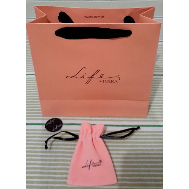 Embalagem para presente Life Vivara | Shopee Brasil