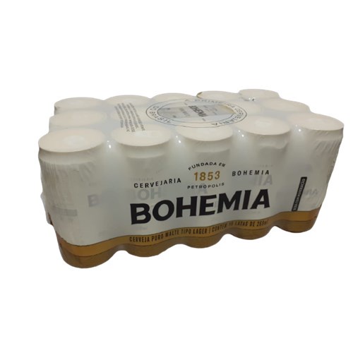 Cerveja Bohemia Lata 269ml Pack 15 unidades | Shopee Brasil