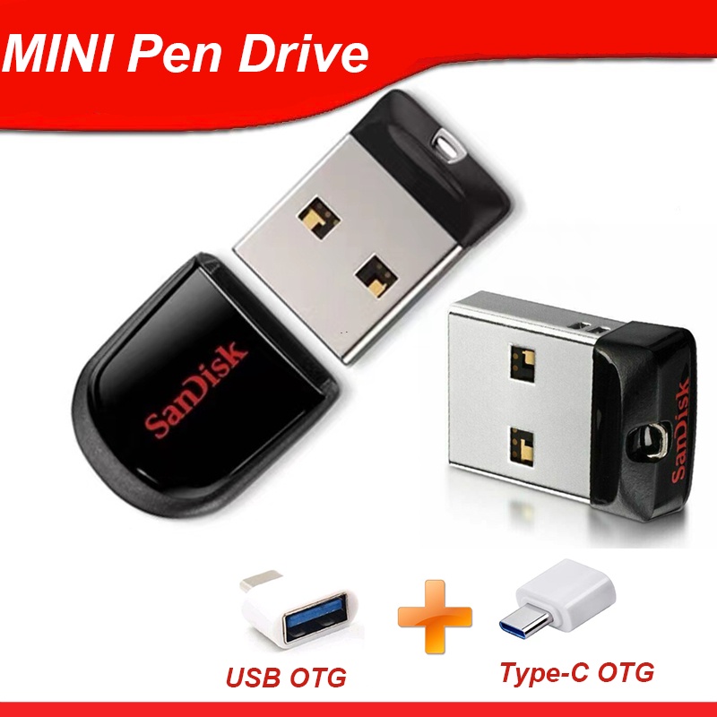 Pen Drive SanDisk 1TB 2TB Mini USB3.0 Salto Unidade Portátil Dados Armazenamento 256GB 512GB ...