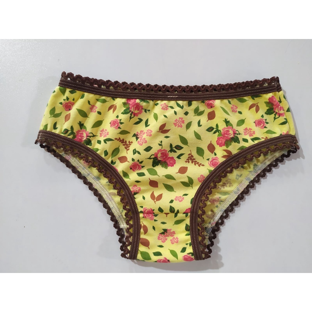 Kit 10 Calcinhas Infantis de Algodão. | Shopee Brasil