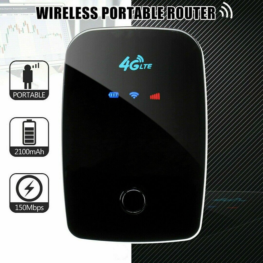 Unlocked 3G 4G Wifi Router Mini 150Mbps Mifi Modem 4g Mobile Hotspot ...