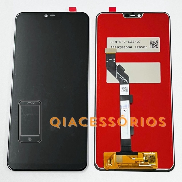 Display Tela Frontal Touch Completo Compatível Xiaomi Mi 8 Lite M1808d2tg Original - Escorrega o ...