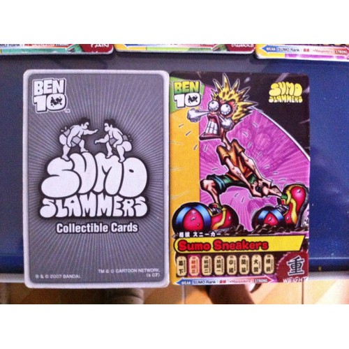 21 Cards Sumo Slammers Ben 10 2007 Bandai | Shopee Brasil