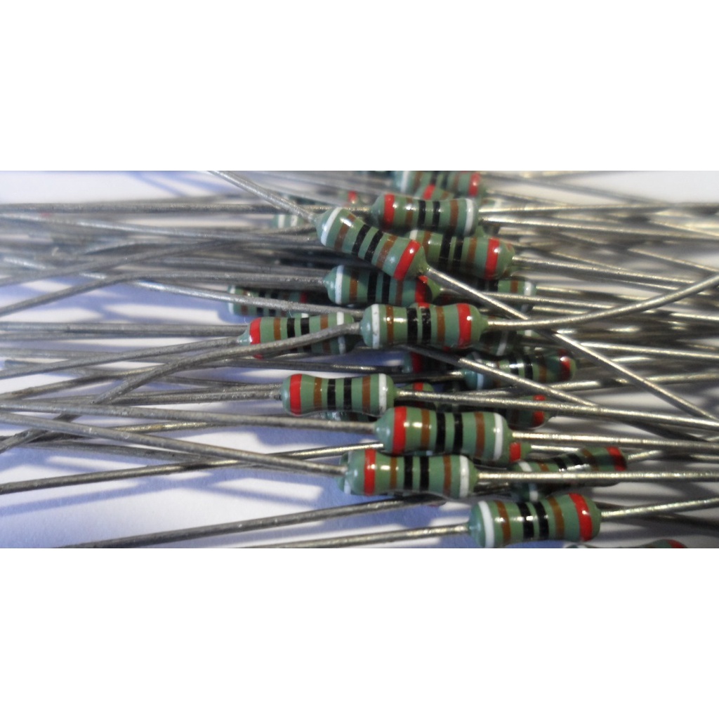 resistor metal filme / 910r ou 910 ohms x 1/4w - 1% tolerancia - 10 ...