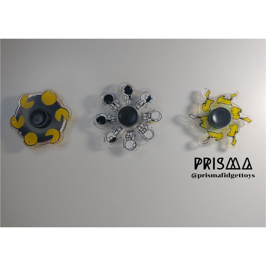 Hand Spinner Motion Pikachu, Astronauta, PacMan, Rolamento Anti ...