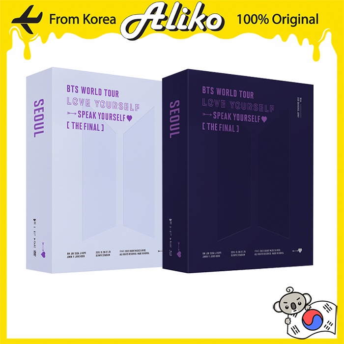 Bts World Tour ‘love Yourself Speak Yourself [the Final] Dvd Blu