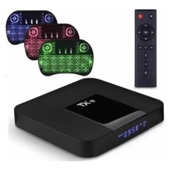 Conversor Smart Tv Tx9 C/ Bluetooth+Mini Teclado | Shopee Brasil