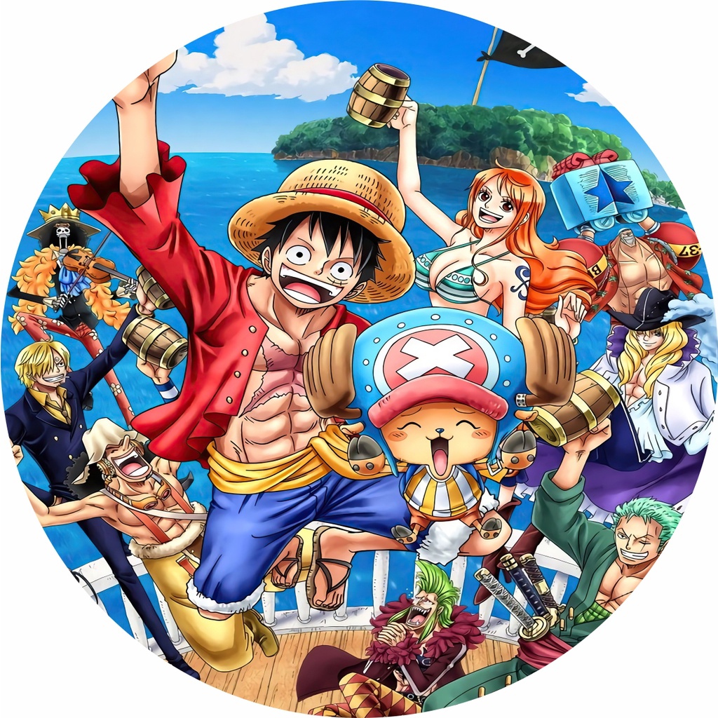 Painel Redondo One Piece | Shopee Brasil