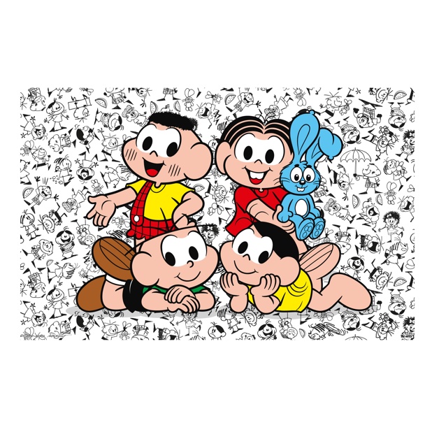 Tecido Turma Da Monica Quadrinho Preto Branco Shopee Brasil Hot Sex Picture