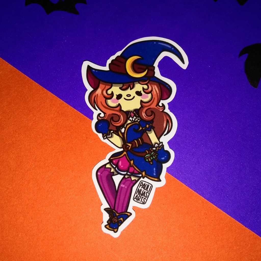 Adesivo League of Legends chibi Miss Fortune Bewitching feiticeira fofa ...