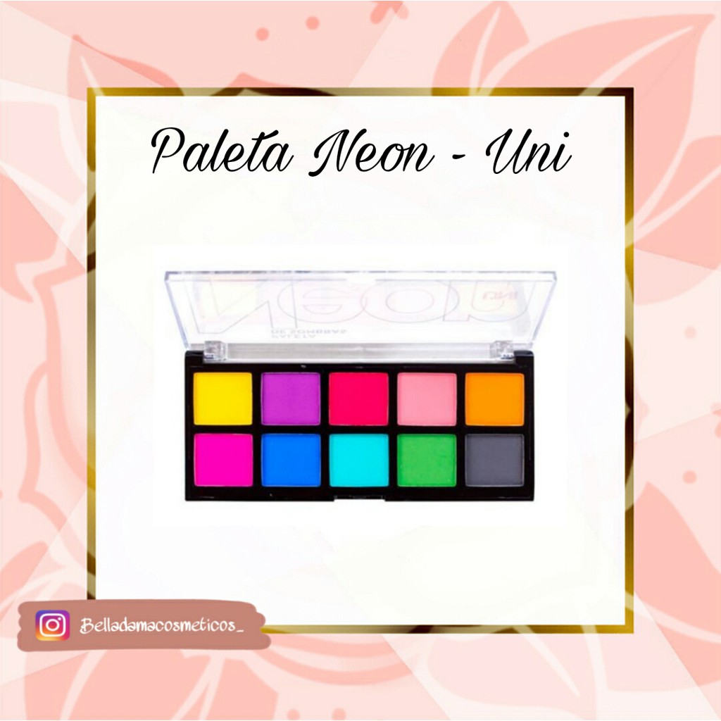 Paleta Neon Uni | Shopee Brasil