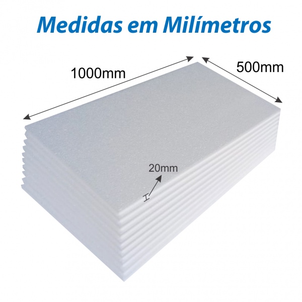 Placa Isopor 20mm Kit C/5 Unidades | Shopee Brasil