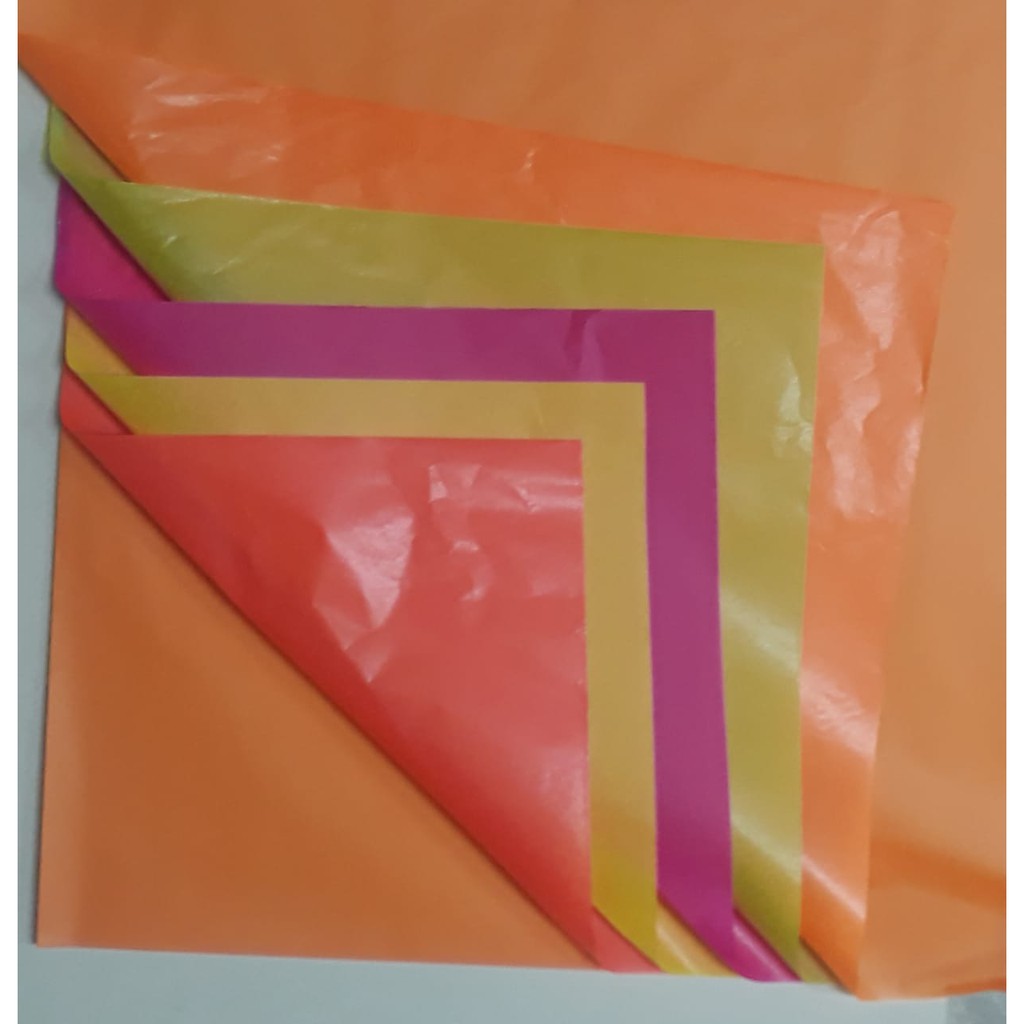 Papel de Seda 50x70 cm Pacote C/100 Unidades - FLUORESCENTE MISTA 5 ...