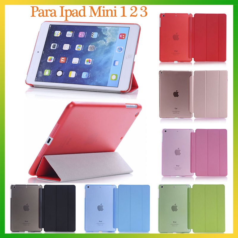 Capa De Couro Pu Com Flip Para Apple Ipad Mini 1 2 3 | Shopee Brasil