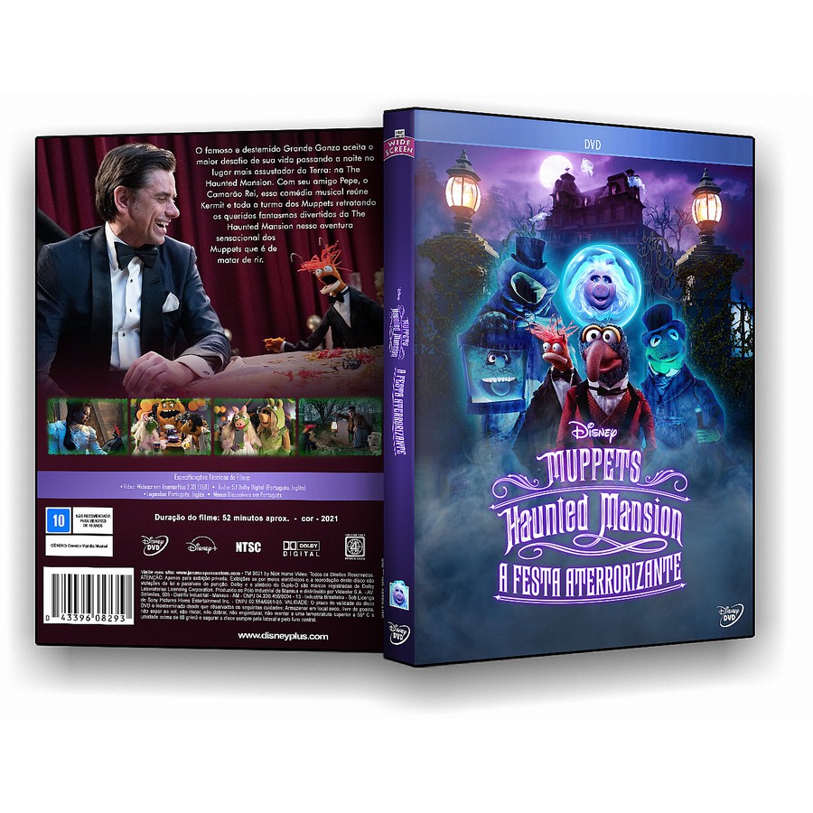 Dvd Muppets Haunted Mansion - A Festa Aterrorizante | Shopee Brasil