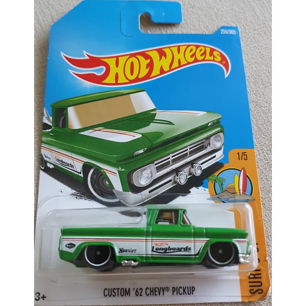 Hot Wheels Custom ´62 Chevy Pickup Holley Original Loose - Escorrega o ...