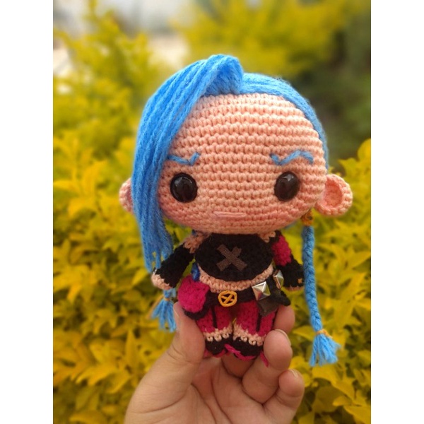 Jinx arcane Amigurumi | Shopee Brasil