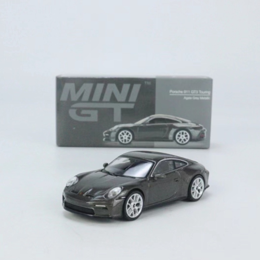 MINI GT 1 : 64 Porsche 911 (992) GT3 Modelo De Liga De Touring Carro Die-cast-Metal Grey # 373 ...
