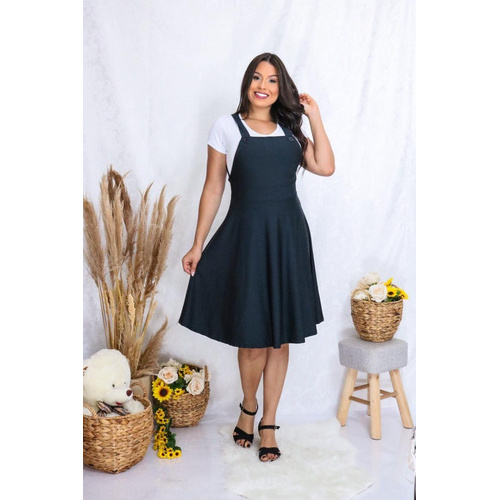 Vestido Salopete Crista Moda Evangelica Festividades Gospel - Moda ...