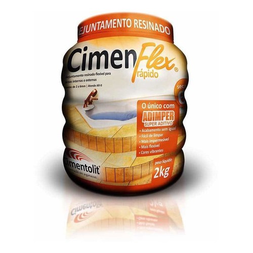 Kit Rejunte Resinado 2 Kg (3) Garapera (1) Pau Brasil Cimenflex ...