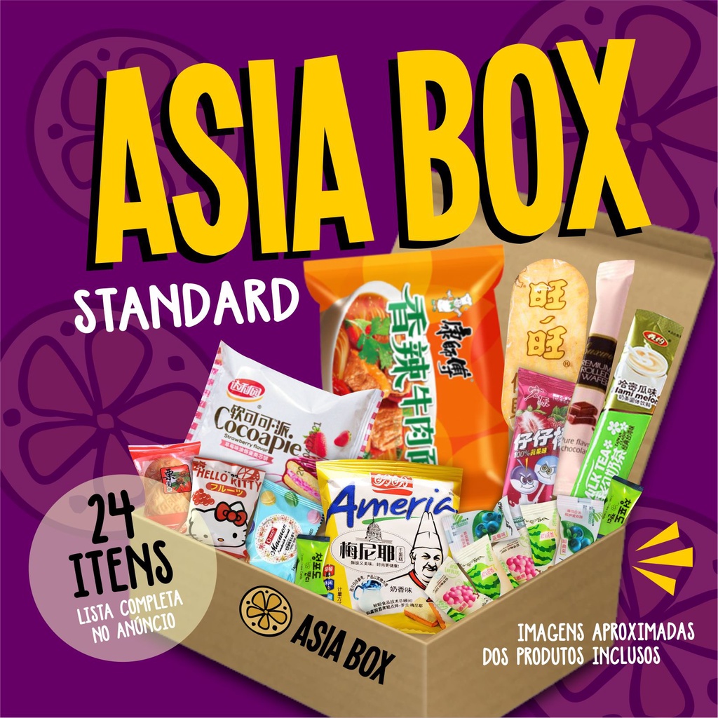 Asia Box Standard (doces, snacks e guloseimas orientais) - Desconto no ...