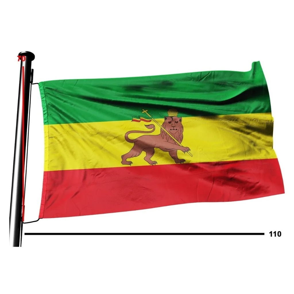 Bandeira Rastafari Bob Marley Reggae Jamaica 130x75 Cm Mt | Shopee Brasil