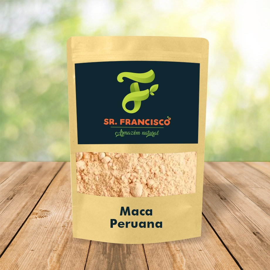 Maca Peruana em Pó a Granel 500G Farinha de Maca Premium 100% Pura ...