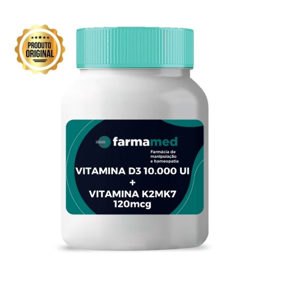 Vitamina D3 10.000 Ui + Vitamina K2 Mk7 120mcg - 90 Cápsula | Shopee Brasil Vitamina D3 10.000 Ui + Vitamina K2 Mk7 120mcg - 90 Cápsula | Shopee Brasil