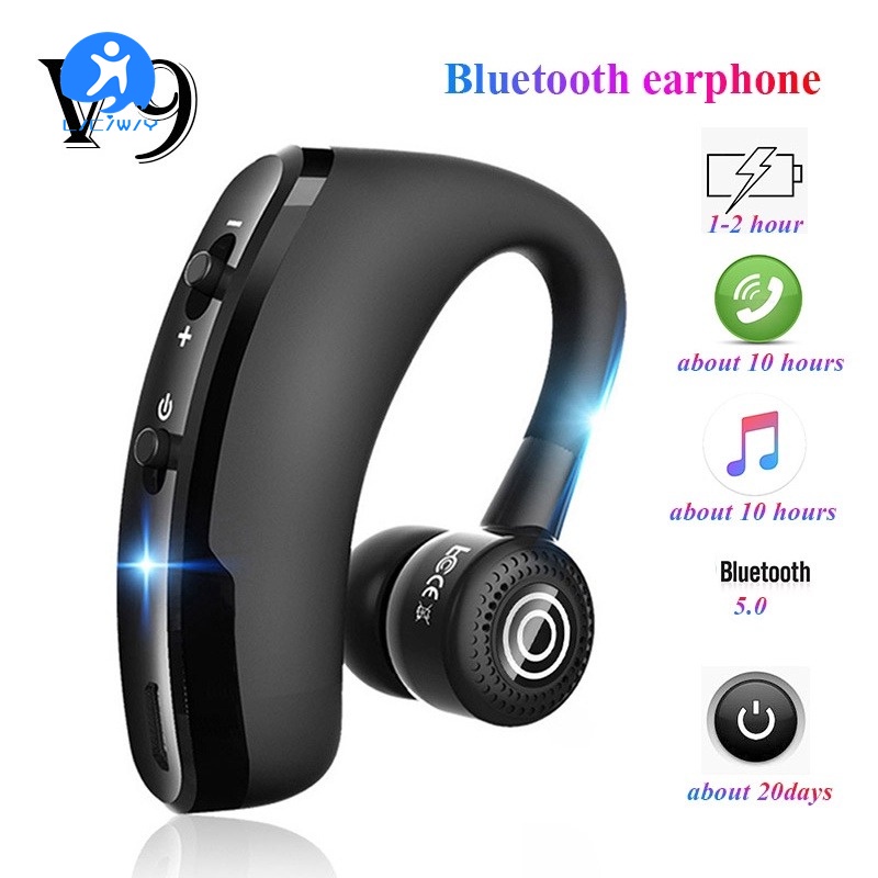 Fone de ouvido sem fio Bluetooth V9 com microfone Novo S109 Bluetooth 5 ...