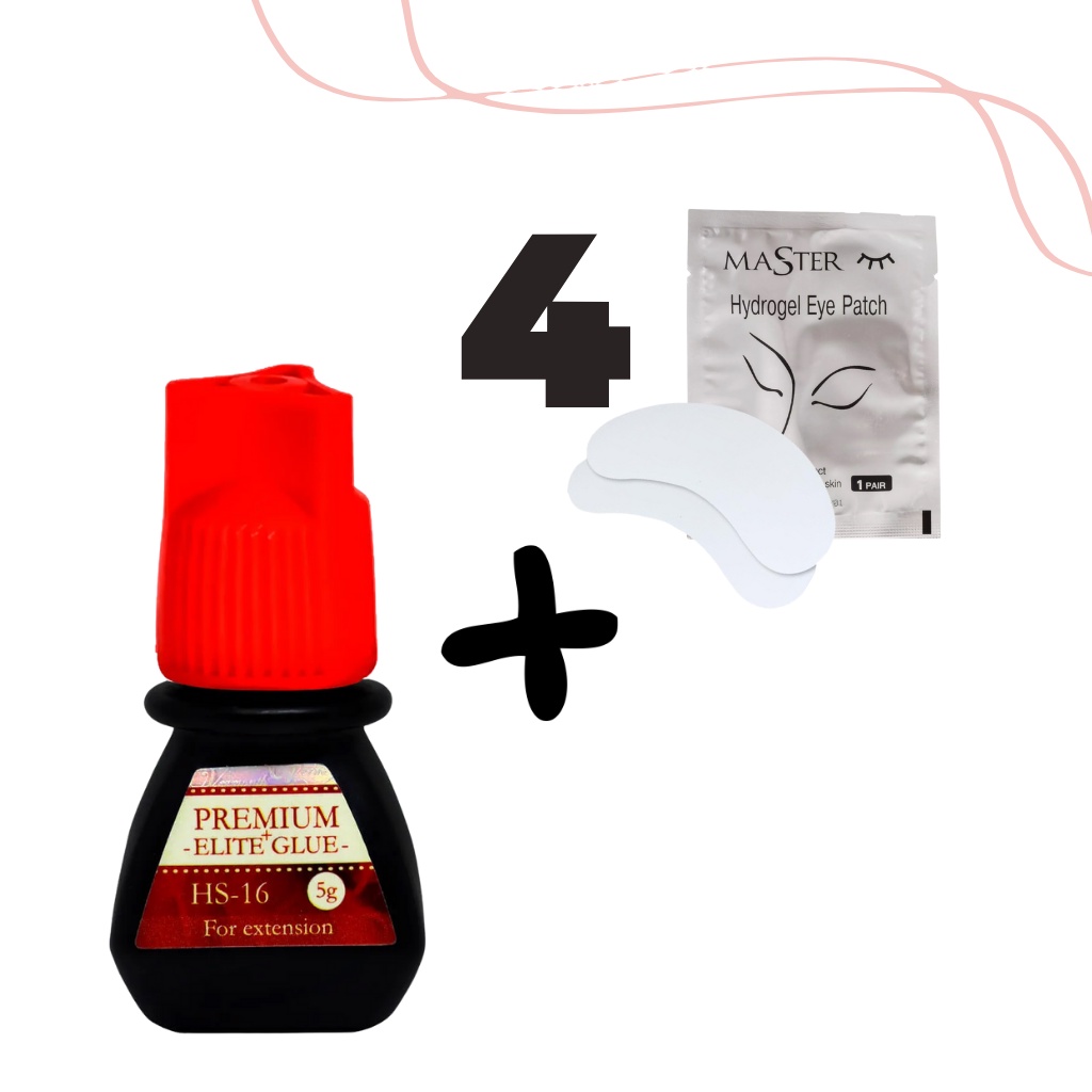 Cola Elite HS16 3ml - Com Anvisa - Extensão Alongamento de Cilios Fio a ...