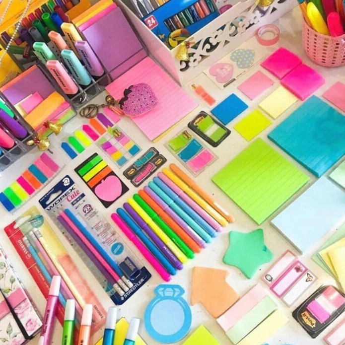 Kit material escolar kawaii fofo (recomendado) | Shopee Brasil