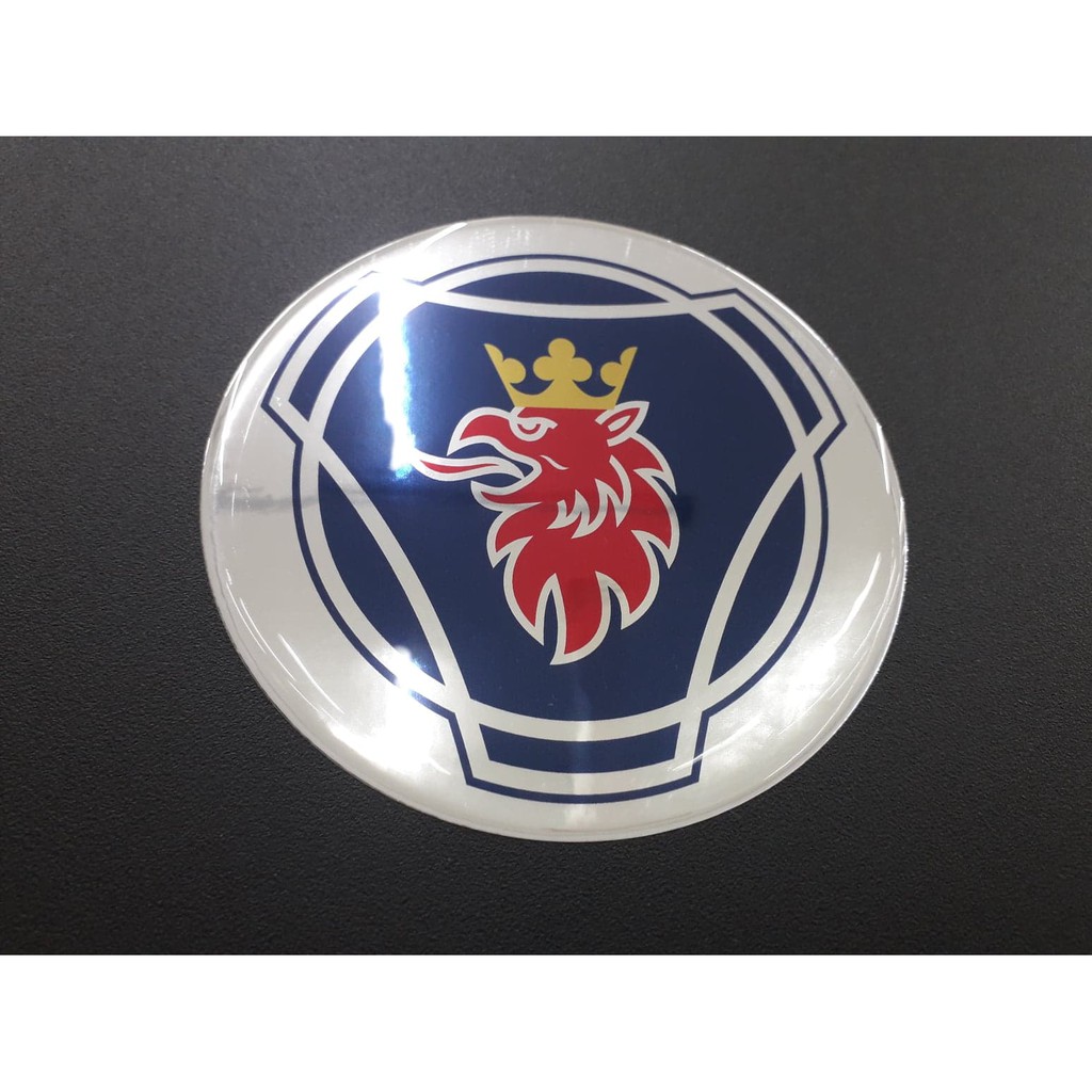 Adesivo Emblema Scania Logo Brasão Resinado 10x10 3d R774 | Shopee Brasil
