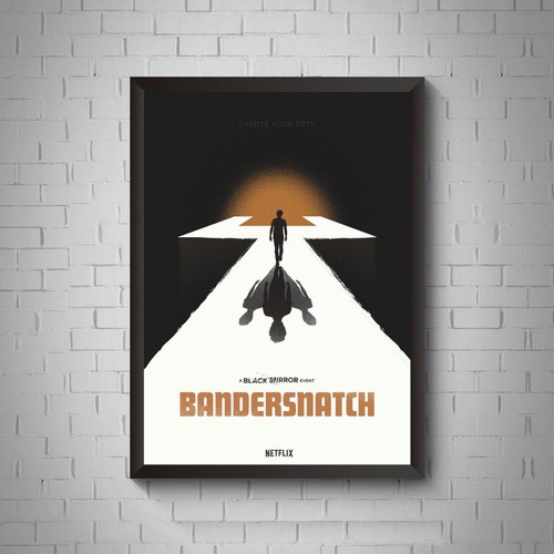 Quadro Black Mirror Bandersnatch Filme Arte Poster Moldurado | Shopee ...