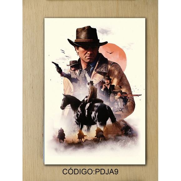 Placa Decorativa Red Dead Redemption 2 | Shopee Brasil