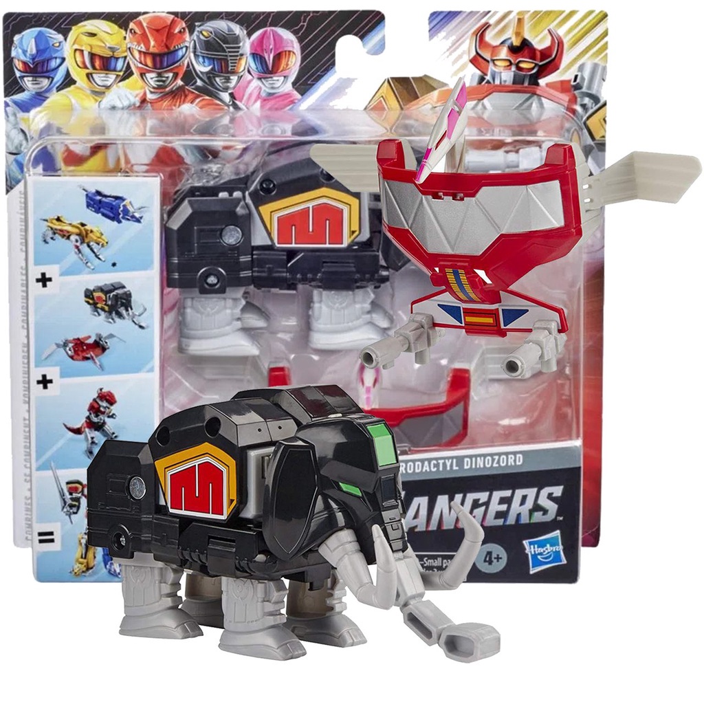 Mighty Morphin Power Rangers Mastodon Dinozord Pterodactyl Dinozord Toy ...