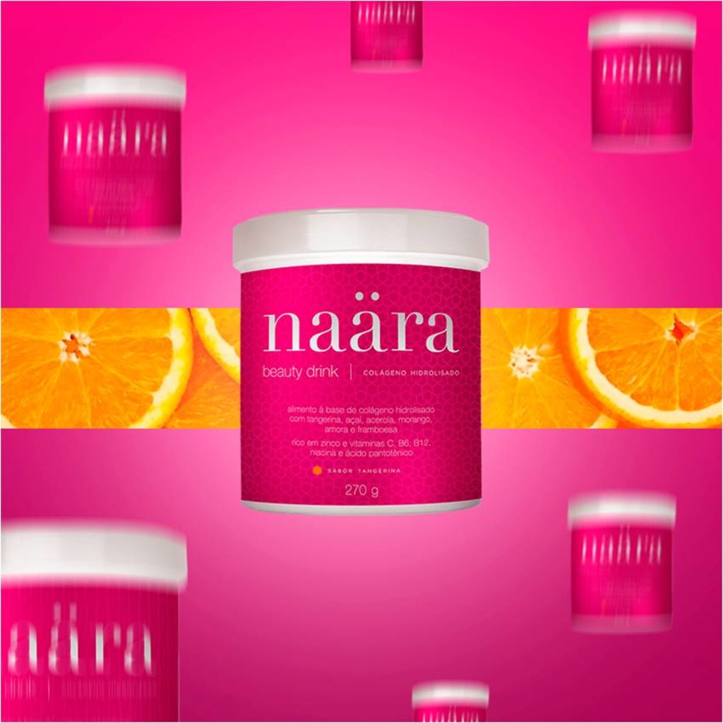 Naara Tangerina Beauty Drink PRODUTO ORIGINAL - Colágeno Hidrolisado ...