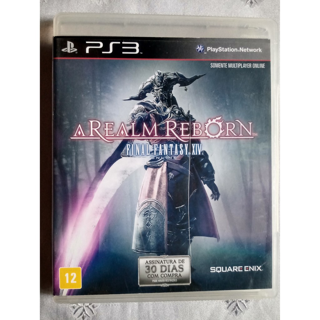 Jogo - Final fantasy XIV A realm reborn - Mídia física PS3 | Shopee Brasil